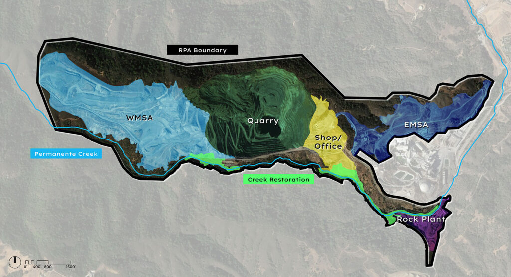 Reclamation Process – Reclaiming Permanente Quarry